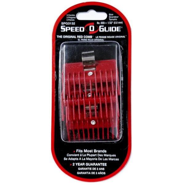 Speed-O-Guide Clipper Comb Attachment [#00] 1/16" - 3 Packs #SPG3336 ...